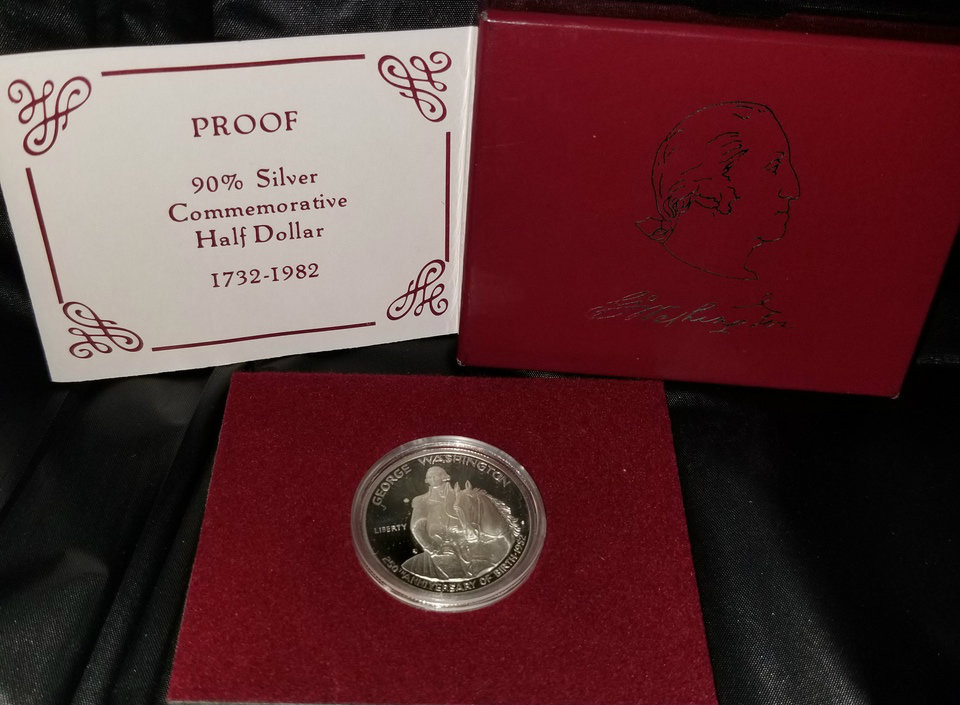 1982 Washington Half Dollar Commemrative Coin - Annie Rooster's Sally ...