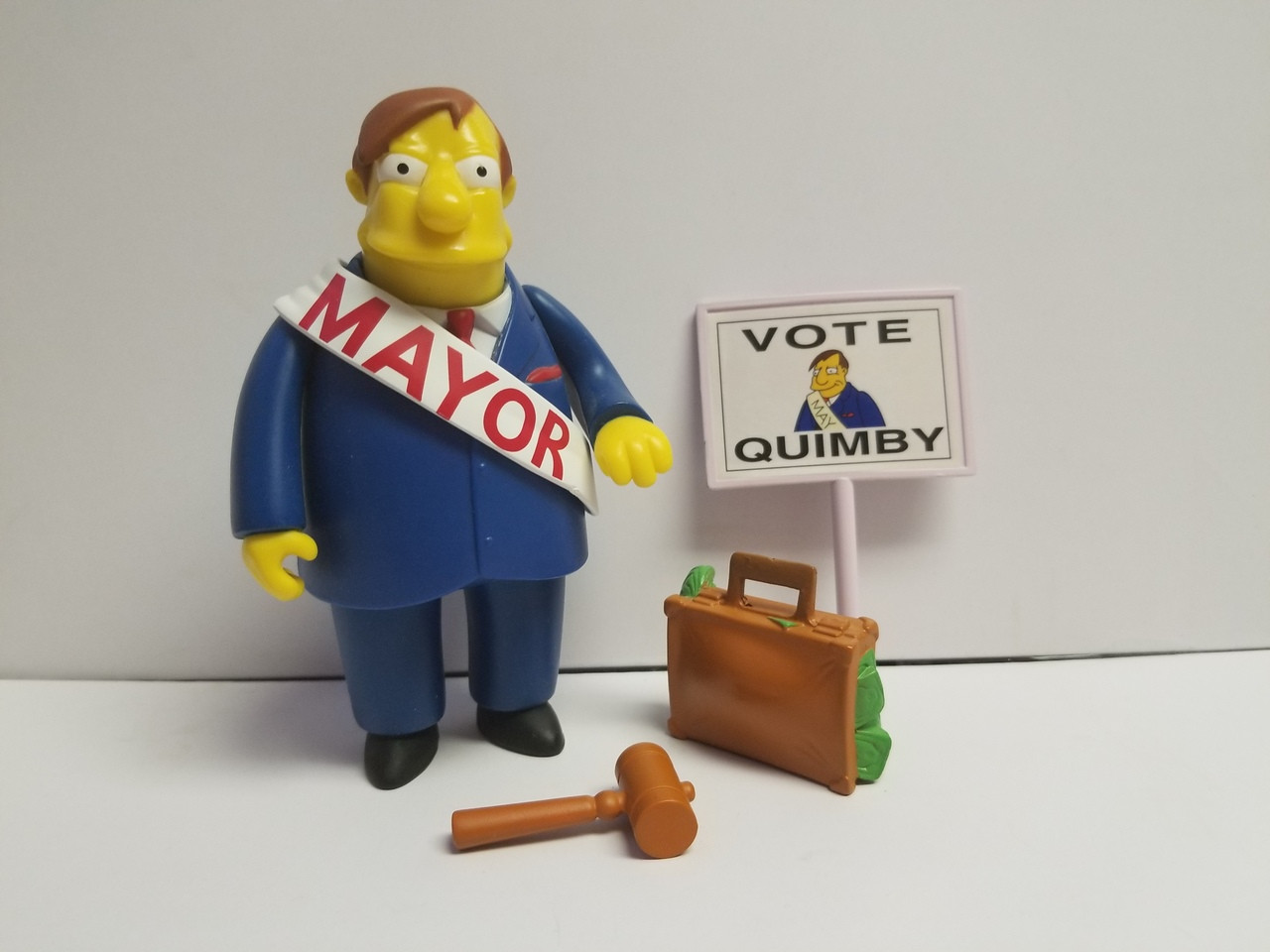 The Simpsons - Mayor Quimby World of Springfield Playmates Interactive ...