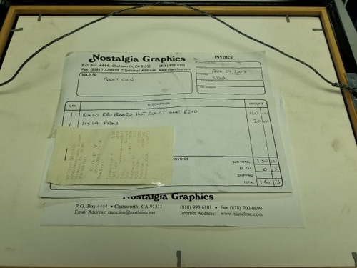 A & W Drive-In Ontario, CA. 1958 by Nostalgia Artist Stan Cline (Framed ...