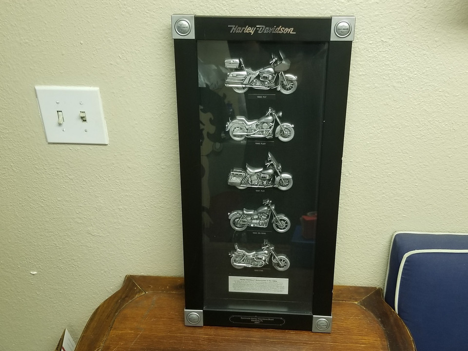 Harley-Davidson Motorcycles In The 1980's Shadow Box - Annie Rooster's ...