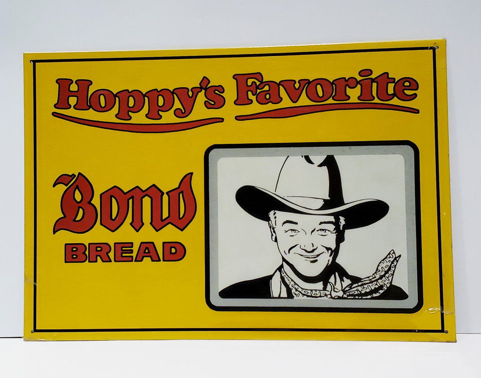 Hoppy's Favorite Bond Bread Tin Sign - Annie Rooster's Sally Ann's ...