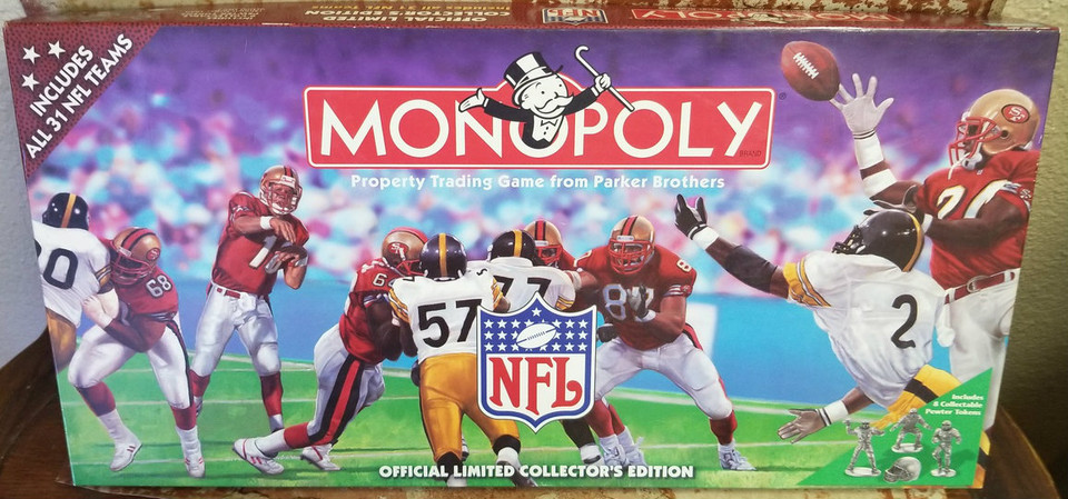 NFL - Monopoly Official Limited Collector's Edition ALL 31 Teams ...