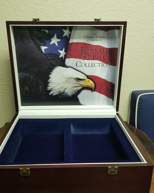 World Reserve Monetary 50 States $2 Bill Display CASE ONLY - *RARE ...