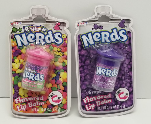 2 - NERDS Flavored Lip Balms (Grape & Rainbow) - Annie Rooster's Sally ...