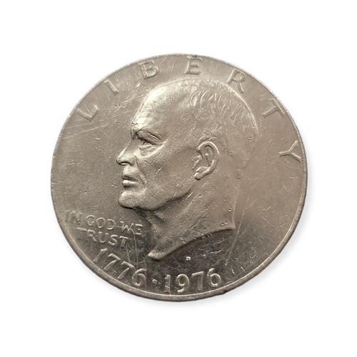 1776-1976 Type II Eisenhower Serif Font One Dollar Circulated Coin ...