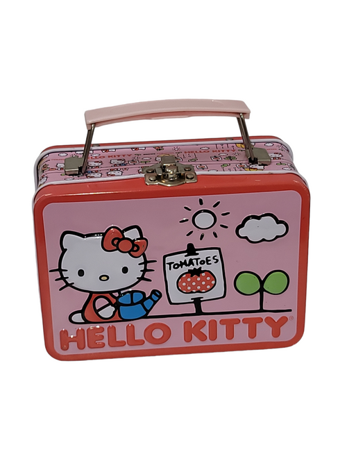 Hello Kitty TOMATO Small Tin Box - Annie Rooster's Sally Ann's Antiques ...