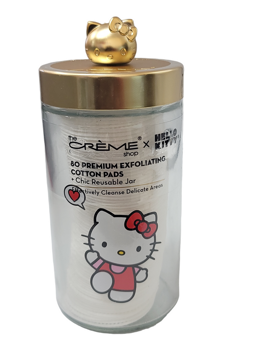 The Crème Shop X Hello Kitty 80 Premium Exfoliating Cotton Pads ...