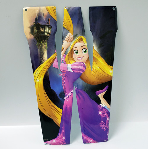 Disney's Embossed Rapunzel Letter "W" Tin Sign - Annie Rooster's Sally ...