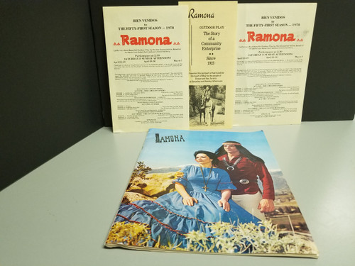 1978 "RAMONA" Pageant Association, INC Program Collection - Annie ...