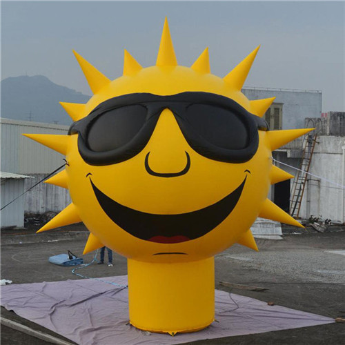 Inflatable Sun with Glasses 20FT Balloon Stand Out