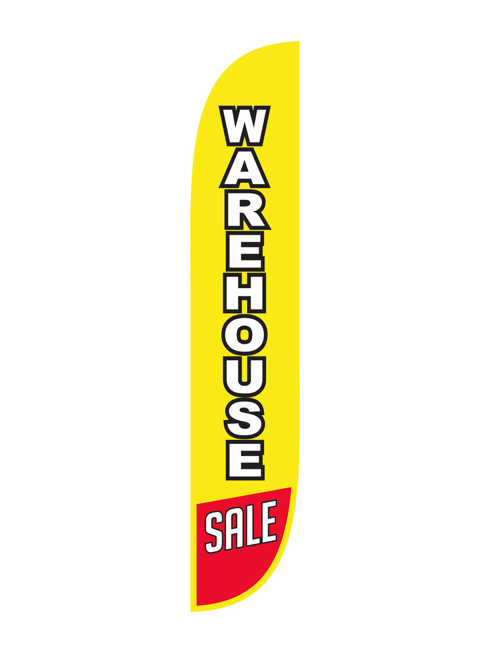 12ft Warehouse Sale Feather Flag