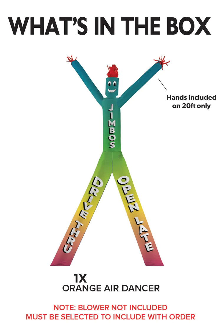 14ft Custom Two Legged Air Dancer Inflatable Tube Man