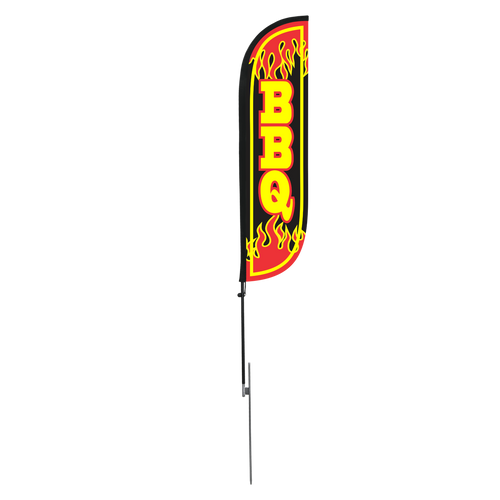 BBQ 5ft Feather Flag