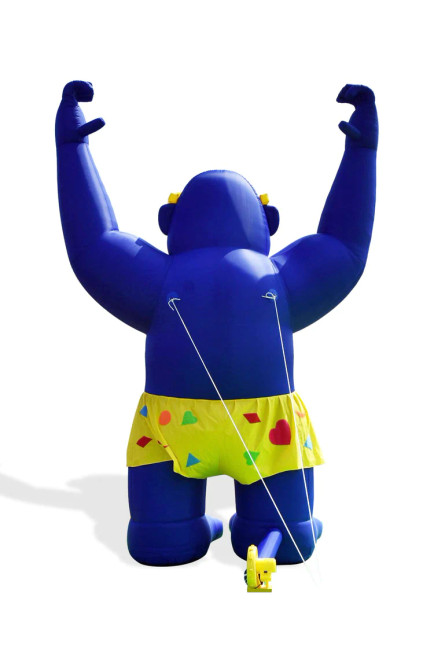 Giant Kong Blue Red or Black Gorilla Inflatable Advertising Balloon