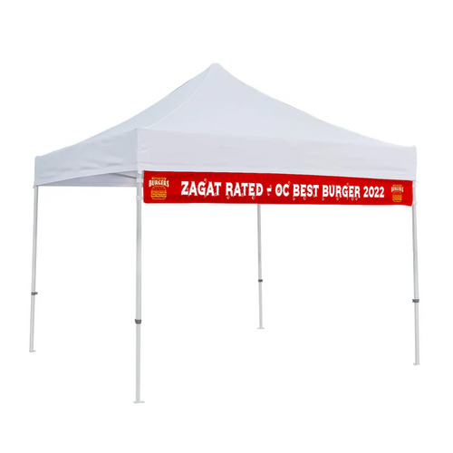 Custom Canopy Valance Banner - 10x10