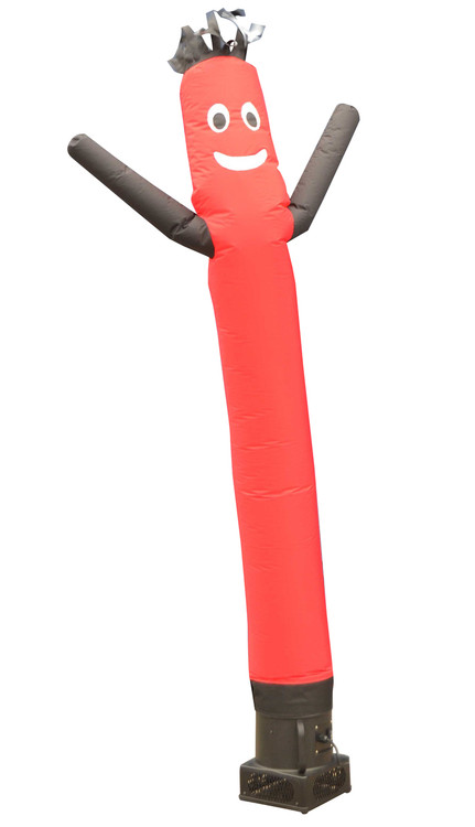 6ft Red with Black Arms Air Dancer Sky Dancer Tube Man Wavy Guy Inflatable