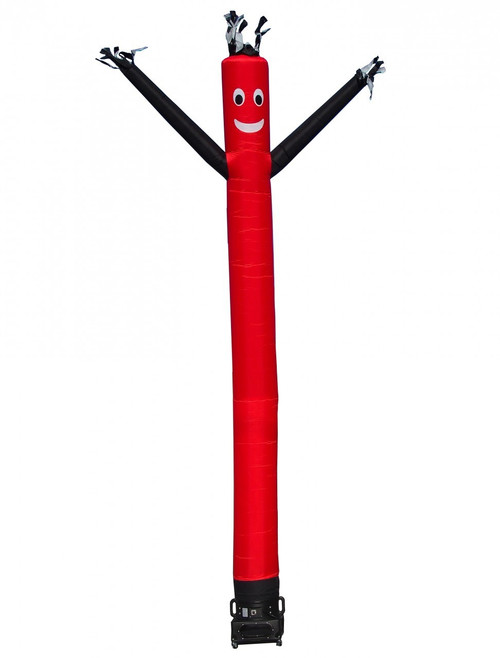 20ft Ai Dancer Red with Black Arms Inflatable Tube Man