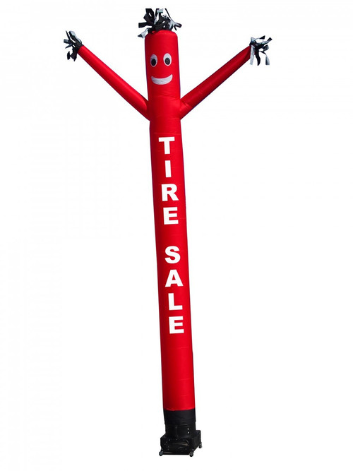 20ft Tire Sale Red Air Dancer Tube Man Wavy Guy Inflatable