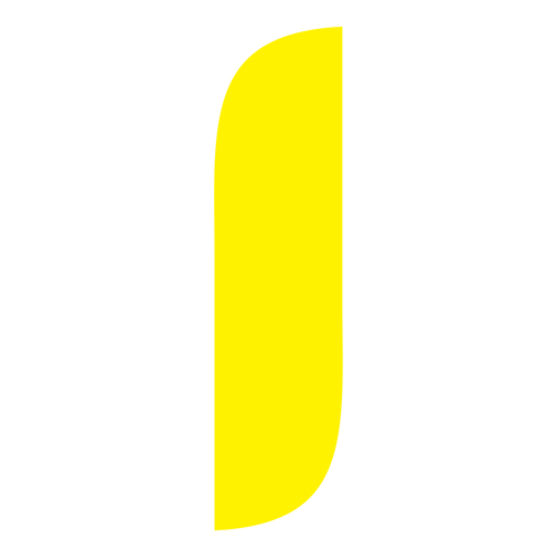 Yellow Feather Flag 5ft