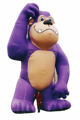 20ft Grape Ape Gorilla Balloon Inflatable Advertising