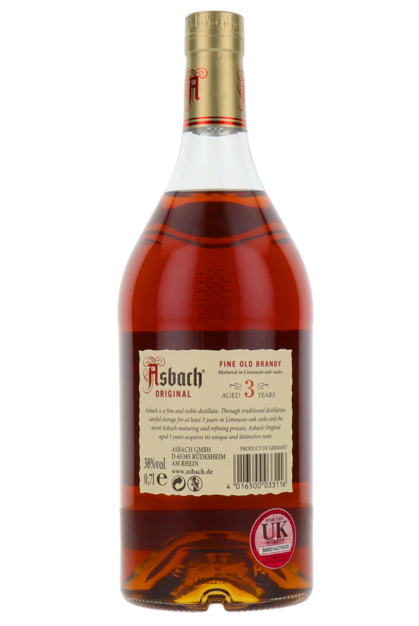 Asbach 3 Year Old Asbach from Fraziers Wine Merchants