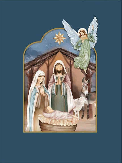 Sisters of Carmel: Nativity Pop Up Single Christmas Card