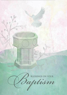 Blessing on your Baptism Greeting Card - Baptism Wishes
