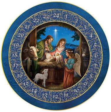 Sisters of Carmel: Peace on Earth Round Advent Calendar