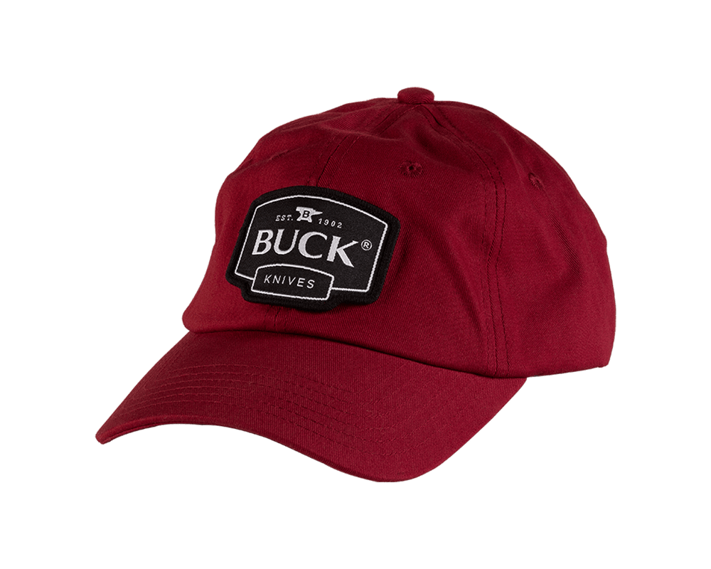 Buck Six-Panel Cardinal Logo Hat - Buck® Knives OFFICIAL SITE