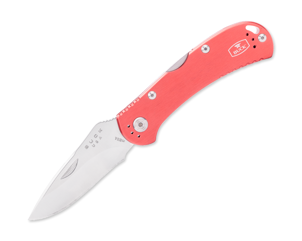 722 SpitFire Knife - Red Anodized Aluminum - Buck® Knives OFFICIAL SITE