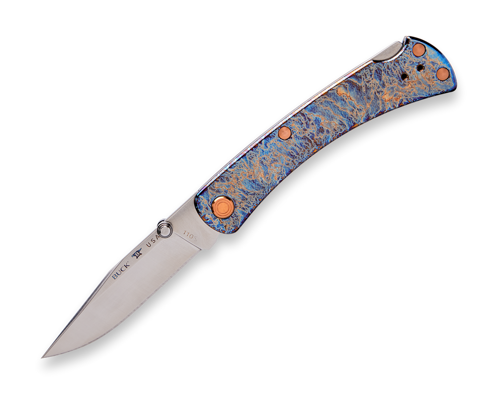110 Slim Pro TRX - Oil Slick Anodized Titanium - Buck® Knives OFFICIAL SITE
