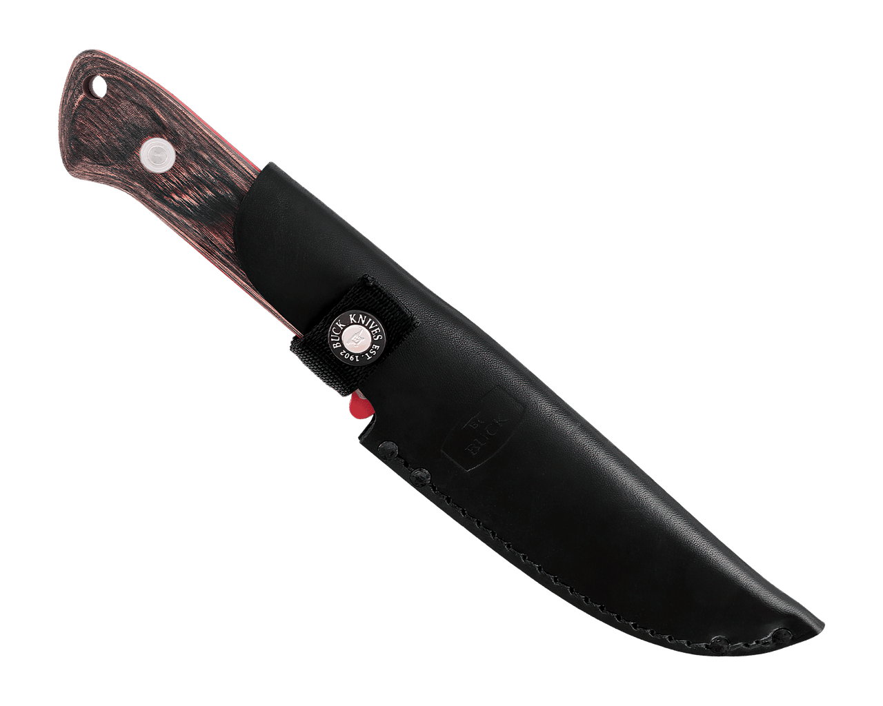 Buck 104 Compadre Sheath - Black - Leather
