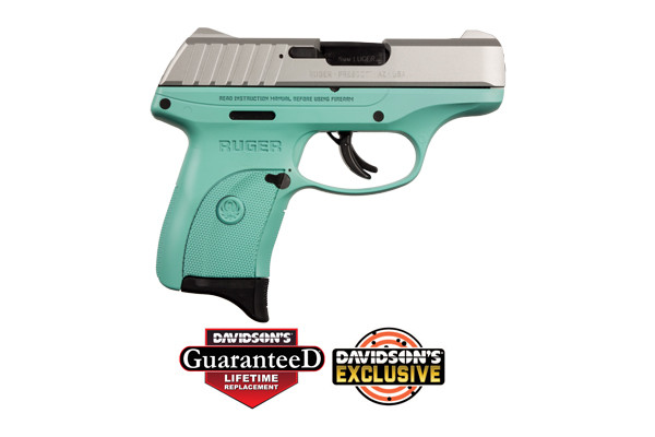 Ruger EC9s 9mm -Turquoise - Stainless Slide- 3285 - Abide Armory