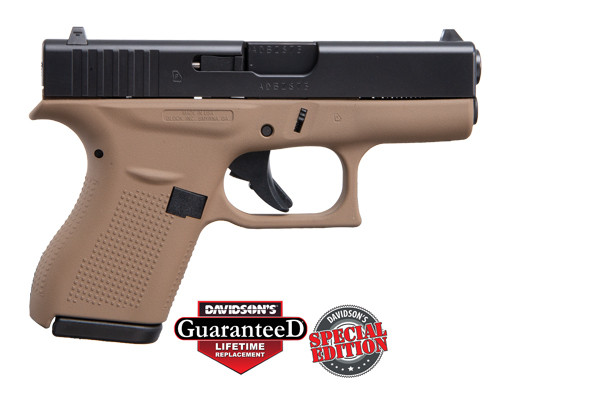 Glock Pistol - Apollo Customs - 42 - 380 - Davidsons Dark Earth - ACG ...