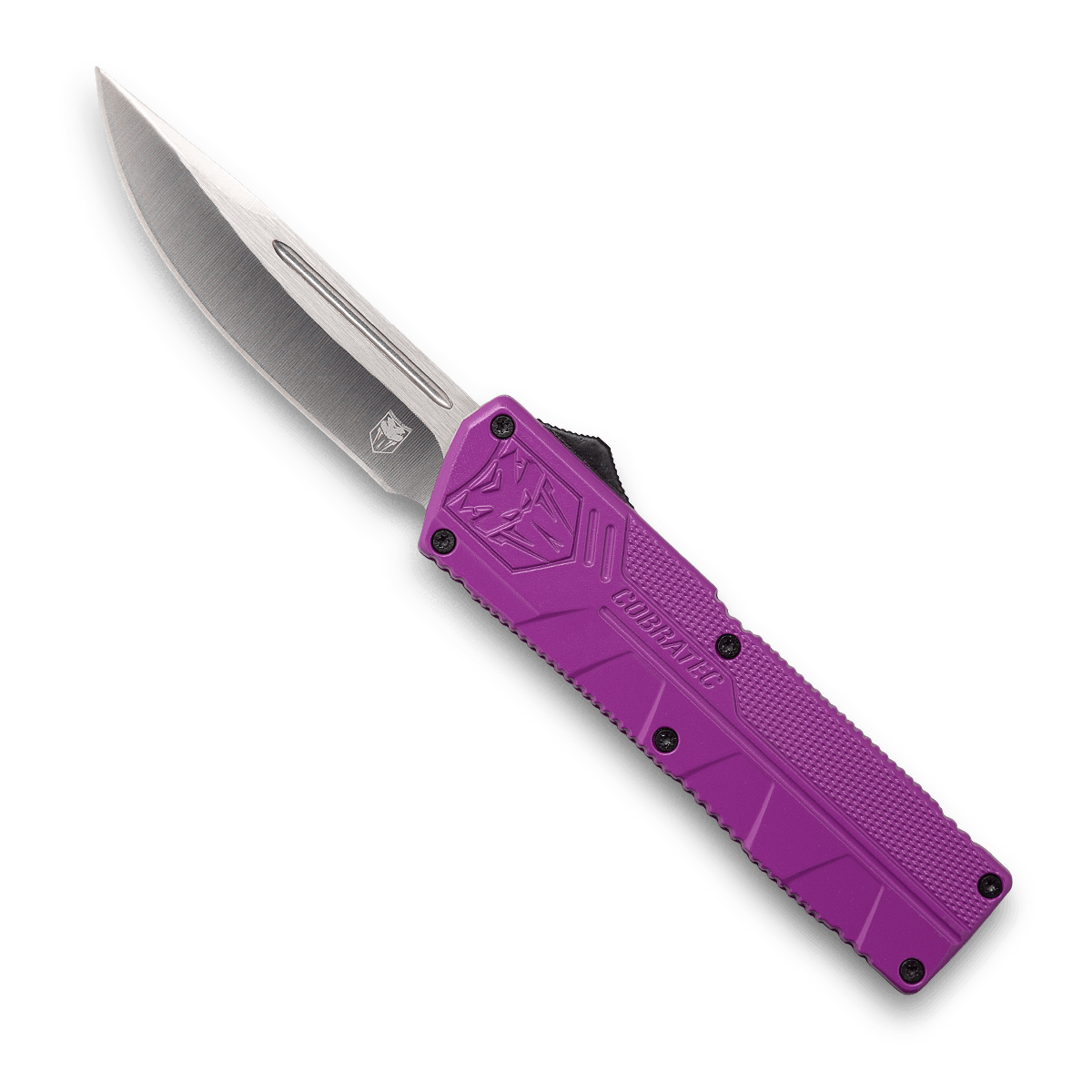 Cobratec Lightweight Otf - Purple 3.25" Drop Point - Abide Armory
