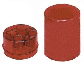 Lee Die Storage Box For 3 Dies - Round Style Red Plastic - Abide Armory