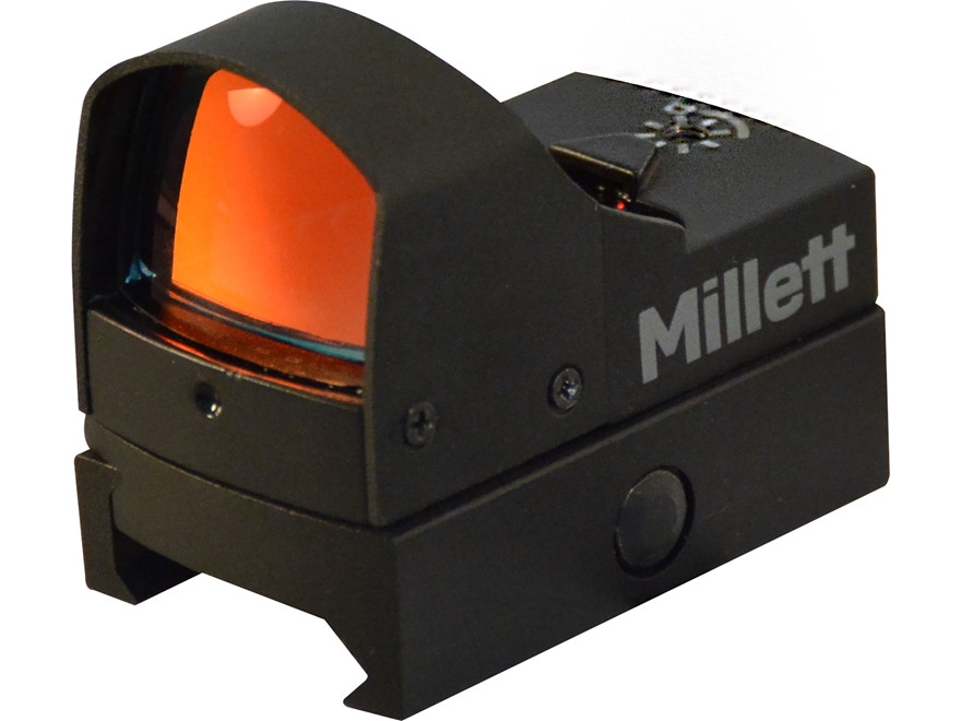 Millett M-Pulse Red Dot Sight 1x 5 MOA Dot with Riser Block Matte