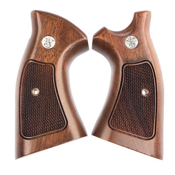 Smith & Wesson K-Frame & L-Frame Grips - Walnut - Silver Medallion ...