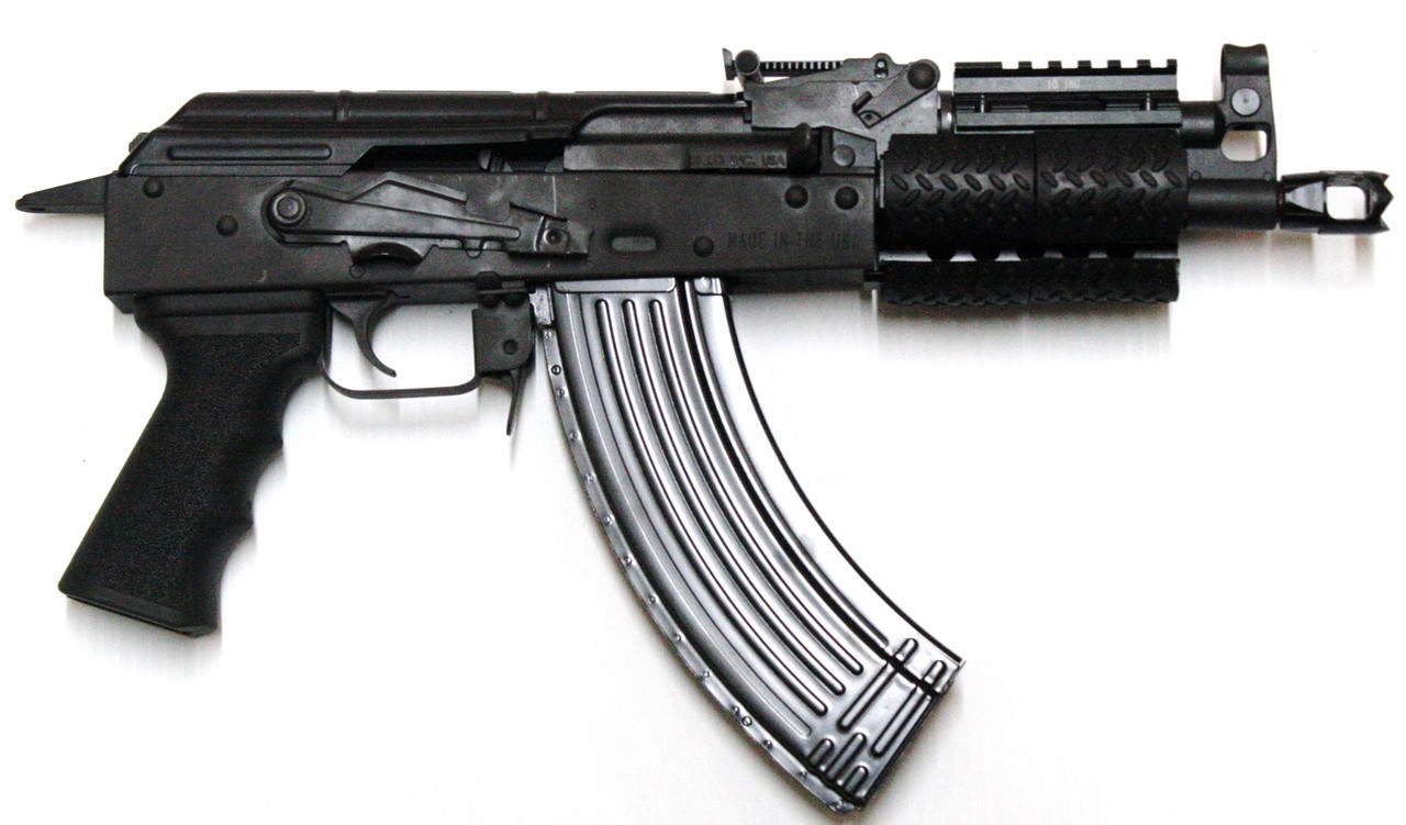 IO - AK Pistol - Nano - Black - Quad Rail - 7.62 x 39mm - Abide Armory
