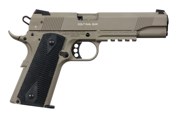 Colt 1911 Rail Gun - Government Tribute - .22 lr - FDE - Abide Armory