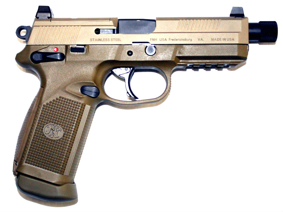 FNH FNX-45 Tactical Pistol .45acp - FDE - USED - Abide Armory