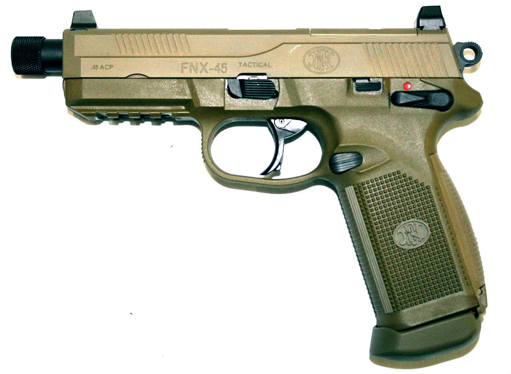 FNH FNX-45 Tactical Pistol .45acp - FDE - USED - Abide Armory