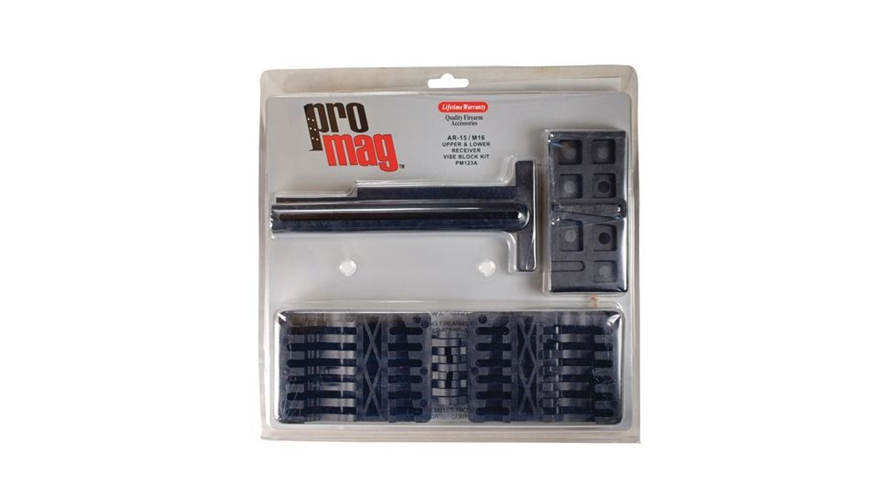 ProMag AR-15/M16 Upper And Lower Receiver Vise Block Set Polymer Black ...