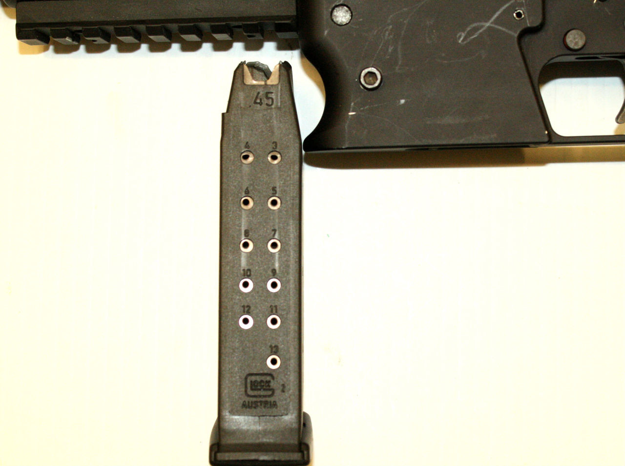 TNW Inc. ASR (Aero Survival Rifle) .45 ACP - Glock Mags - Used