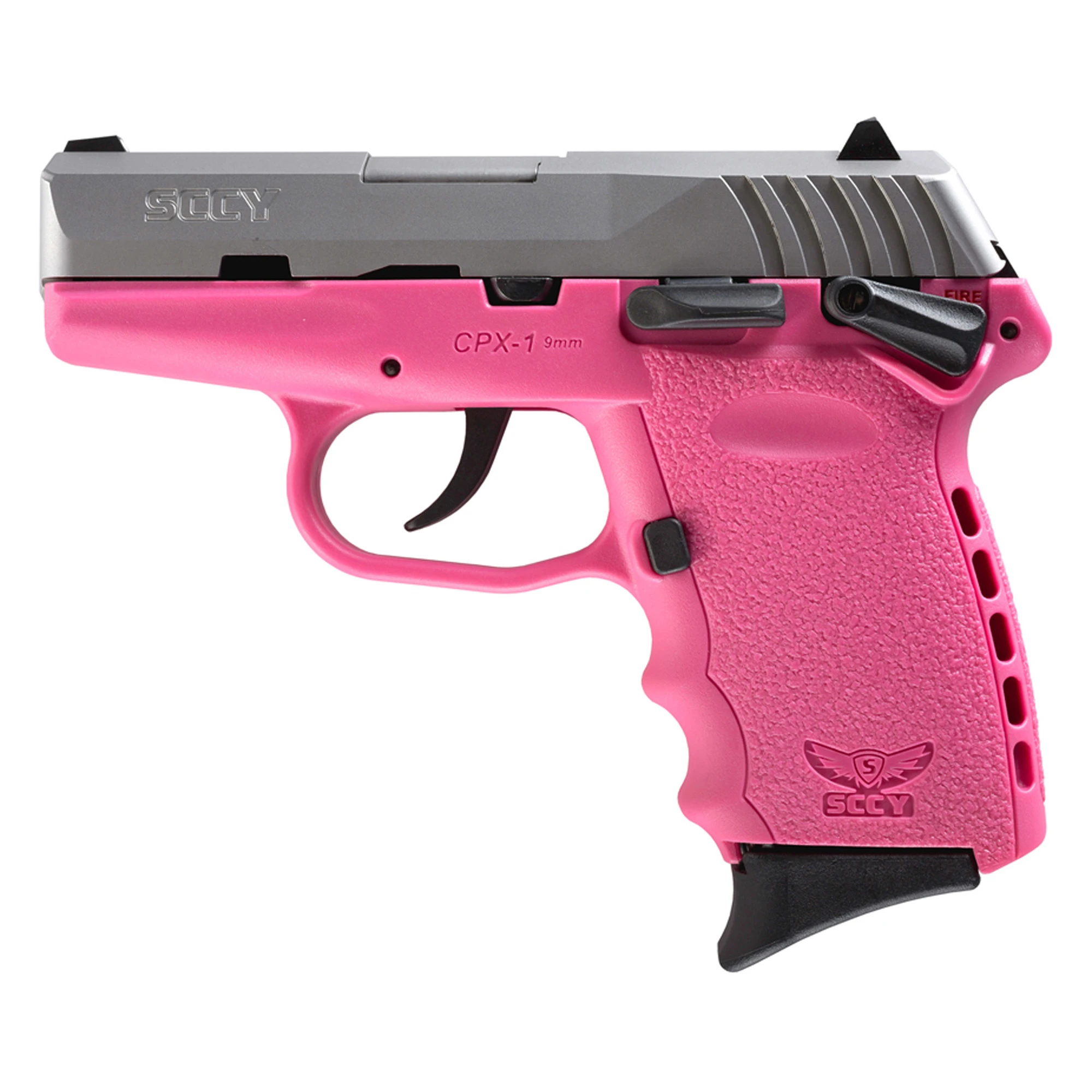 SCCY Pistol CPX-1 9mm Stainless/Pink - CPX-1-TTPK - Abide Armory