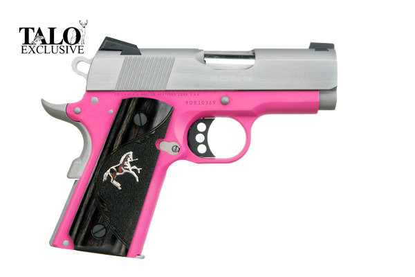 Colt 1911 Defender - 9mm - TALO - Pink SS Slide - Abide Armory