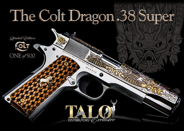 1911 Colt .38 Super - Talo - DRAGON - Abide Armory