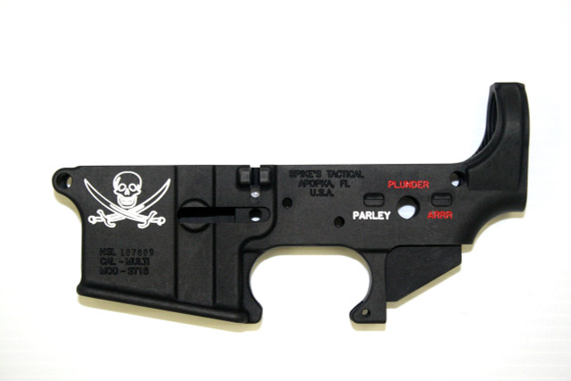 Spike's Tactical AR-15 Lower Receiver - Calico Jack - Colorized - Abide ...