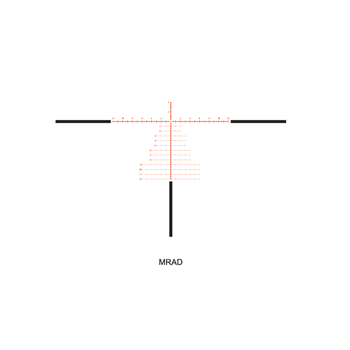 Trijicon Credo 2-10x36 FFP Red MRAD Precision Tree Matte Scope ...