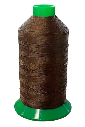 Brown Serabond UVR B92 Outdoor Thread (8 oz cone) - Texas Fabrics and Foam